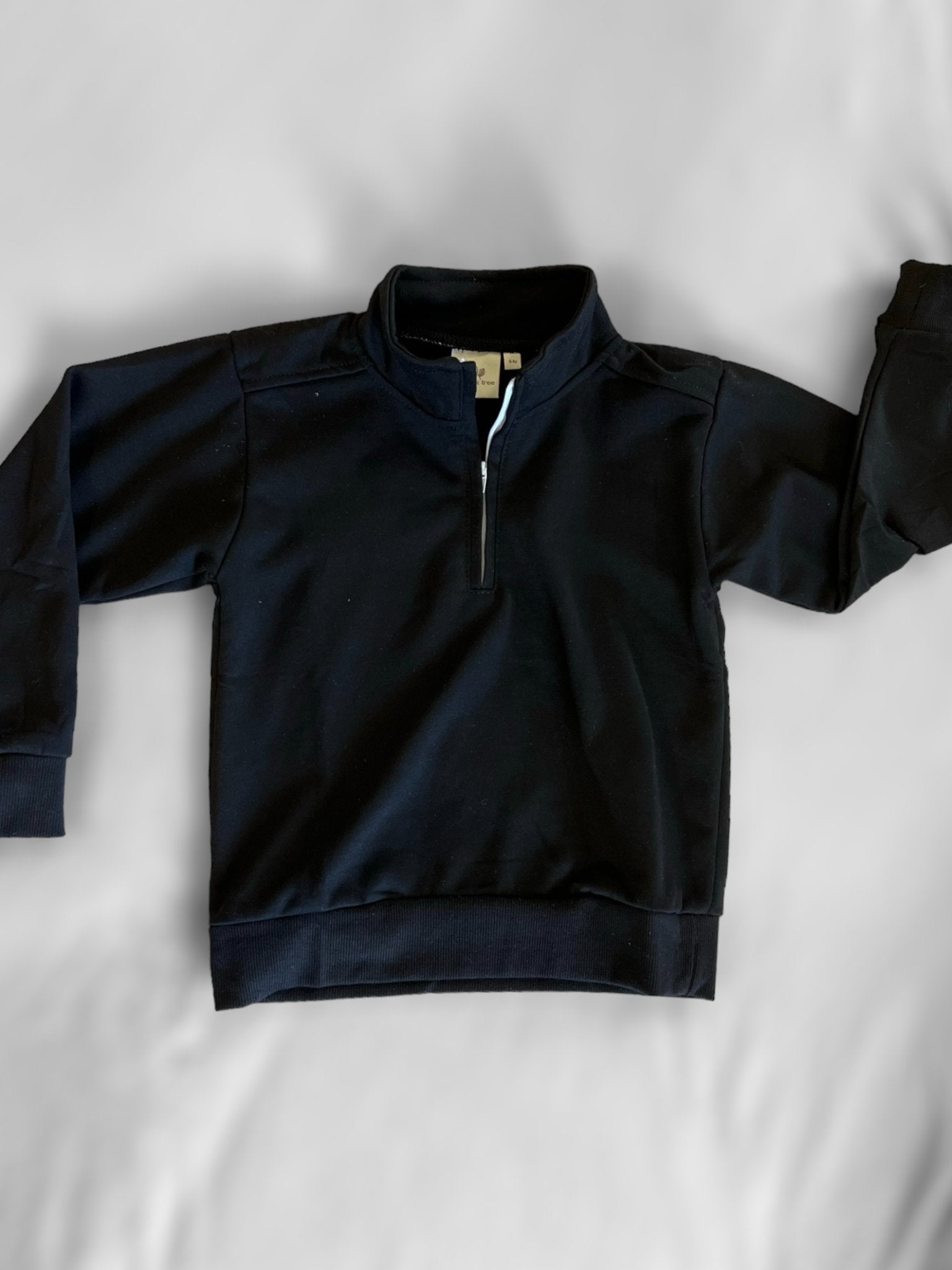 Little Oak Tree - 041 Quarter Zip Sweater in Black – Burlington ...